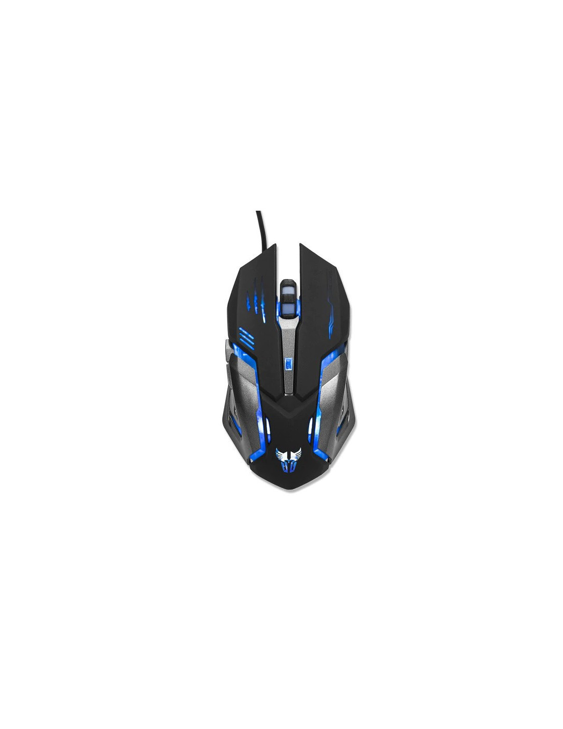 MOUSE USB ARGOM OPTICO COMBAT GAMING 1600DPI NEGRO/AZUL
