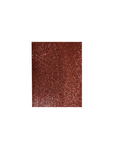 FOAMY ESCARCHADO 50X70CM 10 PIEZAS CAFE OSCURO