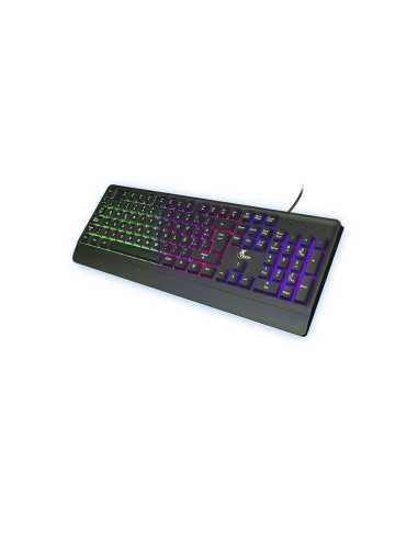 TECLADO USB XTECH MULTIMEDIA CHEVALIER GAMING ILUMINACION LED ...